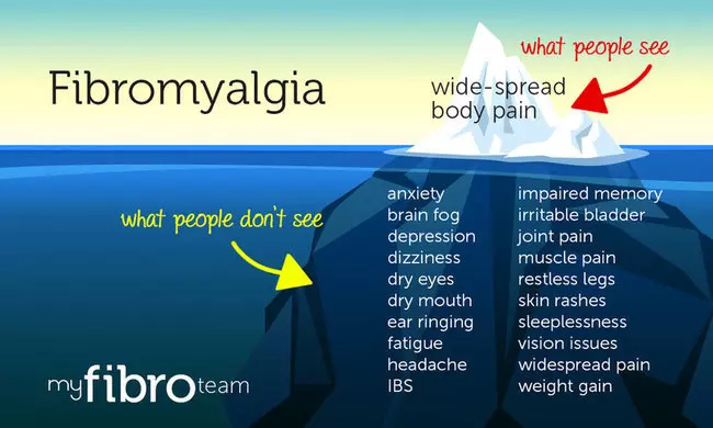 Fibro: What People Don't See (Infographic) | MyFibroTeam