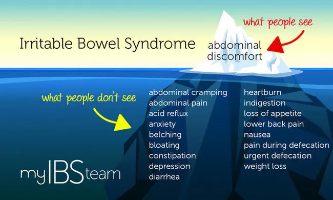 IBS: What People Don't See (Infographic) | myIBSteam